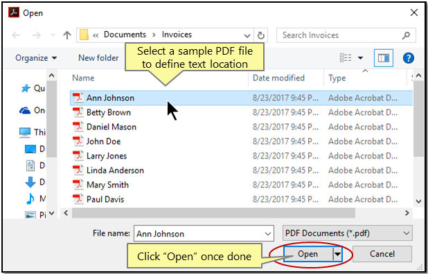 Automatically Rename PDF Files