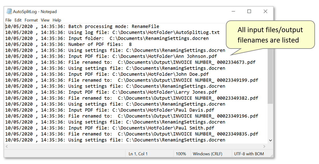 Auto Renaming Pdf Documents From A Command Line Bat File With Autosplit