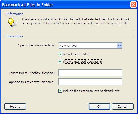 AutoBookmark Plug-in for Adobe Acrobat - PDF Bookmarking Functionality