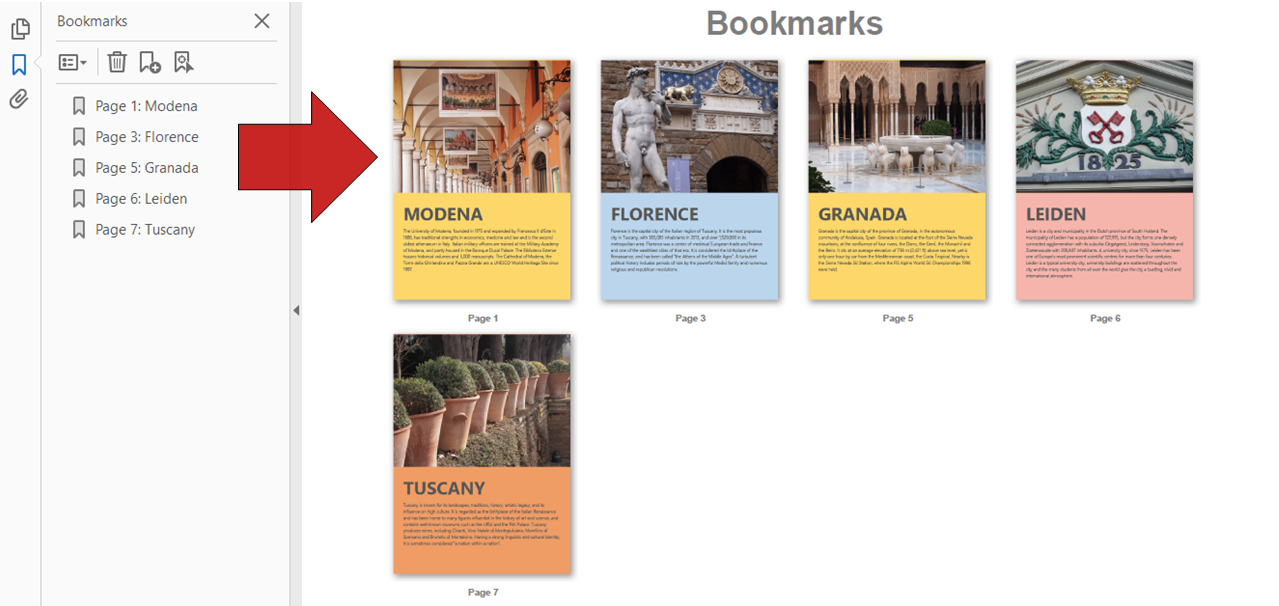 Tutorial: Creating Visual Page Index for a PDF Document