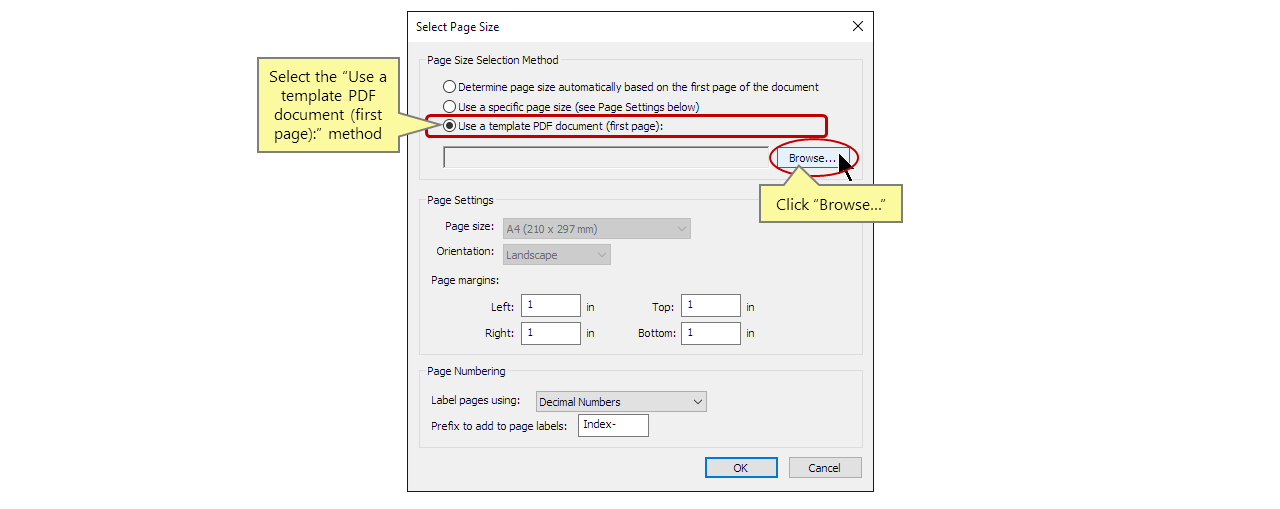Tutorial: Creating Visual Page Index for a PDF Document