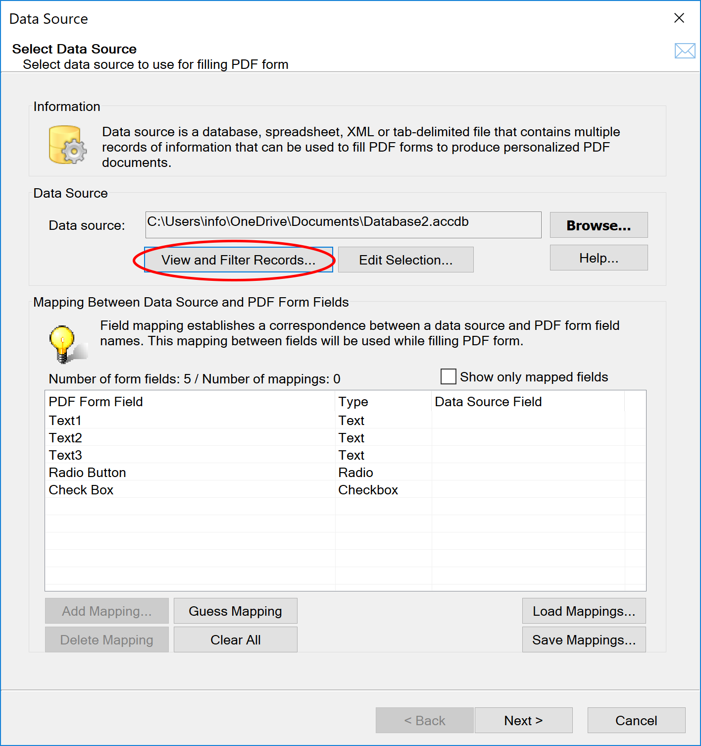 Selecting Mail Merge Data Records With Sql Select 8780