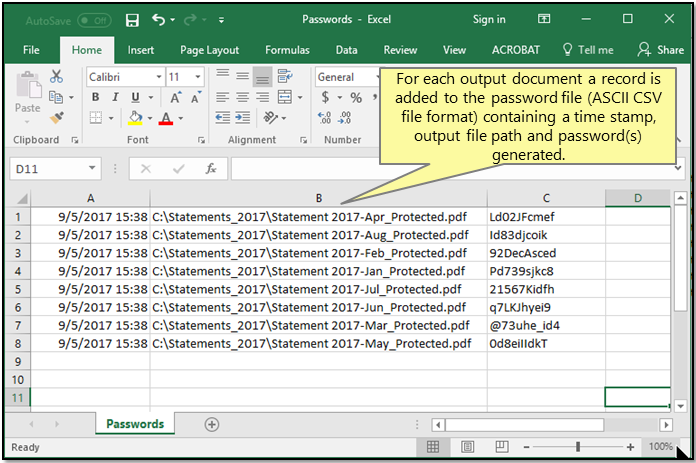 Securing PDF Files Using Filename-To-Password Mapping Table Method