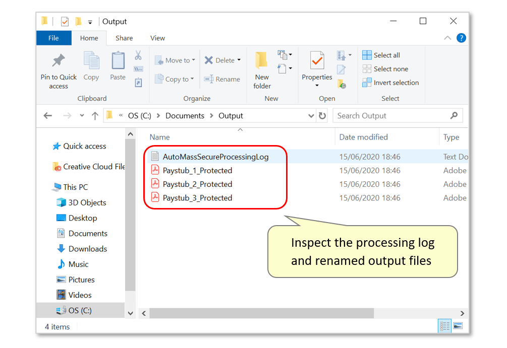 Securing PDF Files Using a Keyword-to-Password Mapping Table