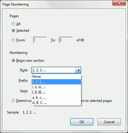 How to Number Pages In PDF Document